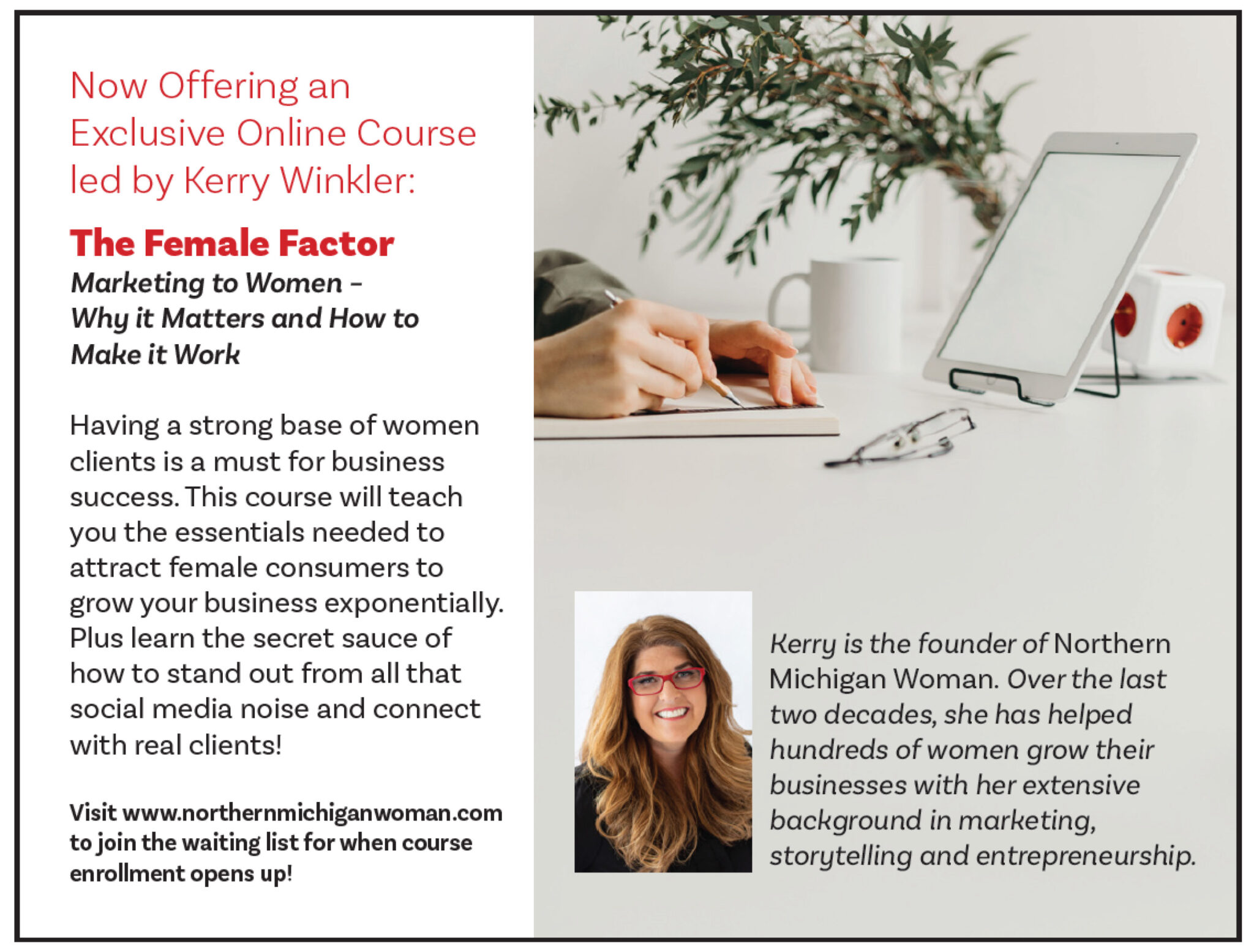 The Female Factor - Northern Michigan Woman Magazine